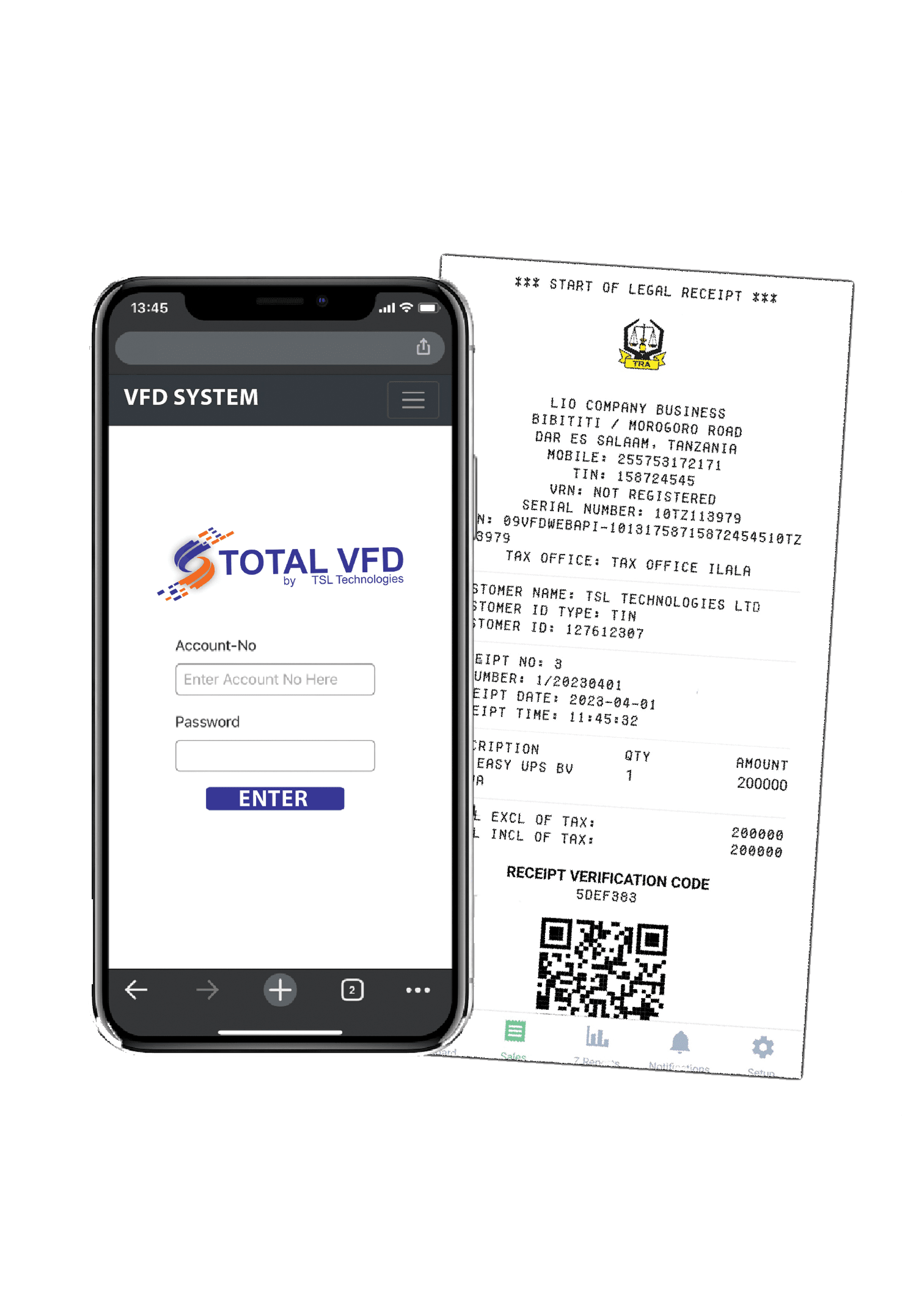 REGISTER FOR TOTALVFD WITH TSL TECHNOLOGIES LTD