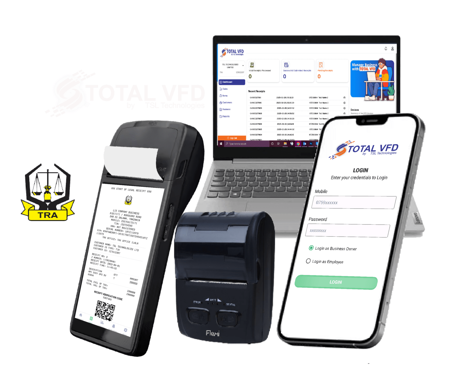 REGISTER FOR TOTALVFD WITH TSL TECHNOLOGIES LTD